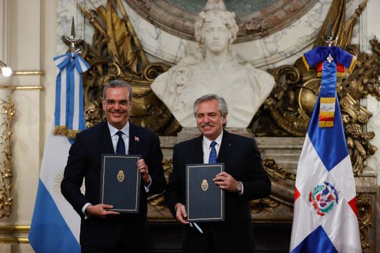 President Dominican Republic Luis Abinader L Editorial Stock Photo ...