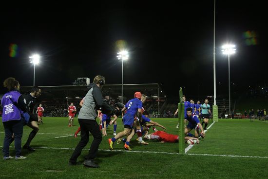 Benji Williams Wales Dives Over Line Editorial Stock Photo - Stock ...