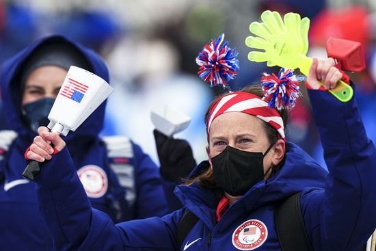 Members Team Us Cheer Athletes During Editorial Stock Photo - Stock ...