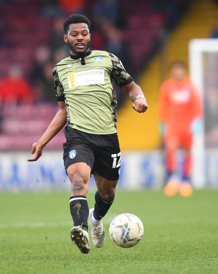 Owura Edwards Colchester United Editorial Stock Photo - Stock Image ...