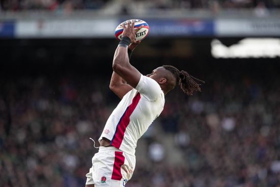 Maro Itoje England Catching Ball Lineout Editorial Stock Photo - Stock ...
