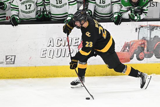 Colorado College Tigers Defenseman Hugo Blixt Editorial Stock Photo ...