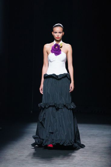 Model Walks Runway Jorge Vazquez Fashion Editorial Stock Photo - Stock ...