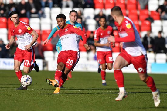 Jamie Reid Stevenage Fc During Stevenage Editorial Stock Photo - Stock ...