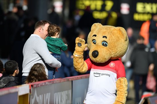Boro Bear Returns During Stevenage Vs Editorial Stock Photo - Stock ...