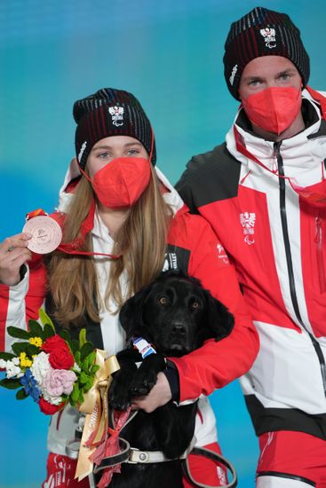 Bronze Medalist Carina Edlinger L Her Editorial Stock Photo - Stock ...
