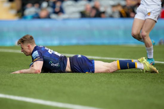 Alex Hearle Worcester Warriors Scores Try Editorial Stock Photo - Stock ...