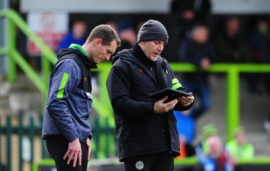 Forest Green Rovers Manager Rob Edwards Editorial Stock Photo - Stock ...