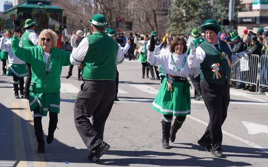 Dancers Do Irish Jig They March Editorial Stock Photo - Stock Image ...