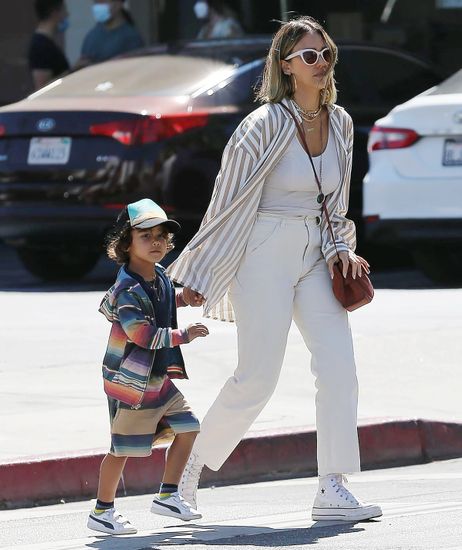Jessica Alba Out Hayes Alba Warren Editorial Stock Photo - Stock Image ...