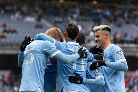 Nycfc Team Celebrates Goal Scored By Editorial Stock Photo - Stock ...