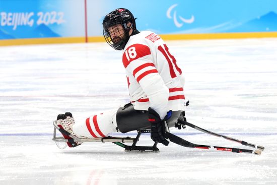 Billy Bridges Can Para Ice Hockey Editorial Stock Photo - Stock Image ...