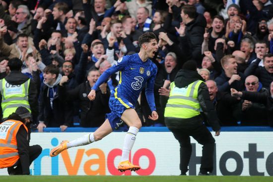 Karl Havertz Celebrates Scoring Chelseas Opening Editorial Stock Photo ...