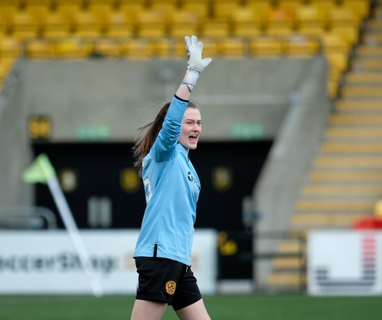 Motherwell Goalkeeper Ciara Duff 35 During Editorial Stock Photo ...