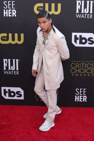 Canadian Actor Dpharaoh Woonatai Attends 27th Editorial Stock Photo ...