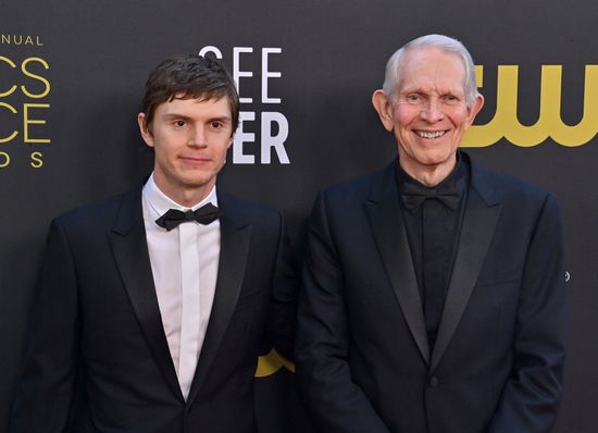 Evan Peters L Phil Peters Attend Editorial Stock Photo - Stock Image ...