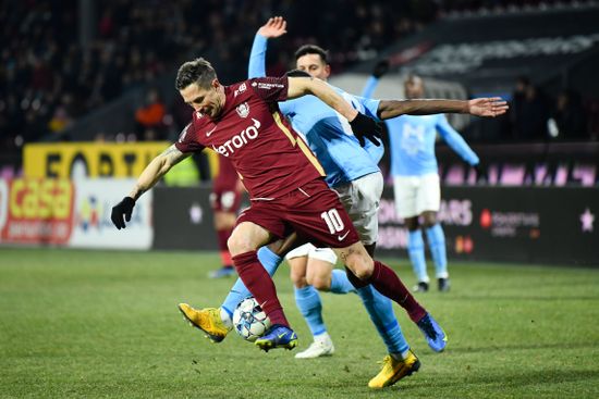 Cfr Clujs Midfielder Ciprian Deac Action Editorial Stock Photo - Stock ...
