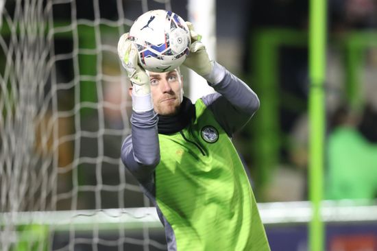 Forest Green Rovers Goalkeeper Luke Mcgee1 Editorial Stock Photo ...
