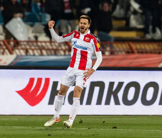 Red Star Belgrade Midfielder Mirko Ivanic Editorial Stock Photo - Stock ...