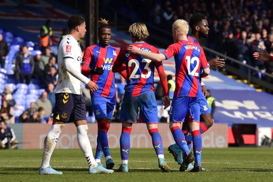 Goal Celebrations Will Hughes Crystal Palace Editorial Stock Photo ...
