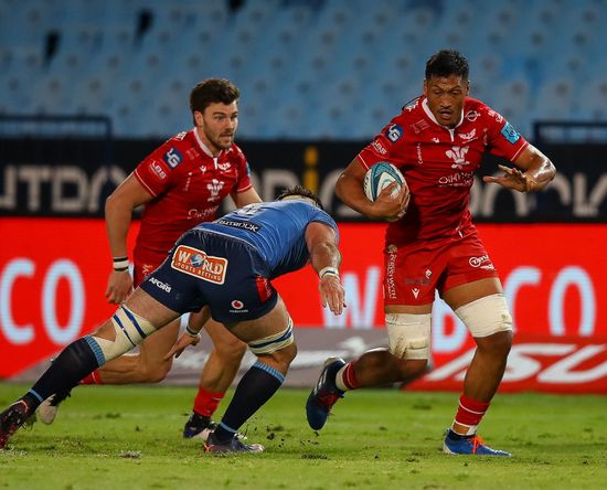 Sam Lousi Scarlets Charging Editorial Stock Photo - Stock Image ...