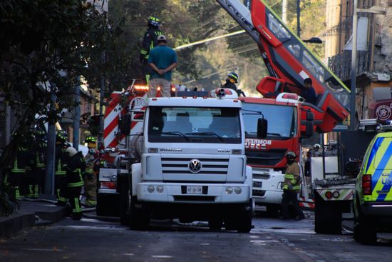 Members Heroic Fire Department Mexico City Editorial Stock Photo ...