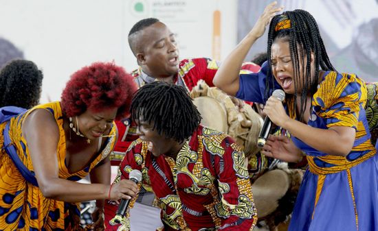 Traditional Colombian Music Band Performs During Editorial Stock Photo ...