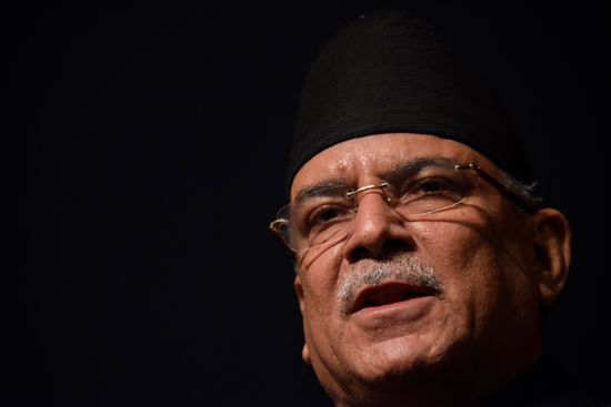 Portrait President Puspa Kamal Dhala Prachanda Editorial Stock Photo ...