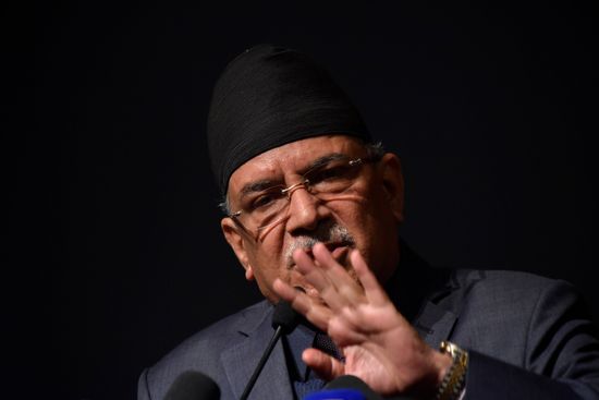 Portrait President Puspa Kamal Dhala Prachanda Editorial Stock Photo ...