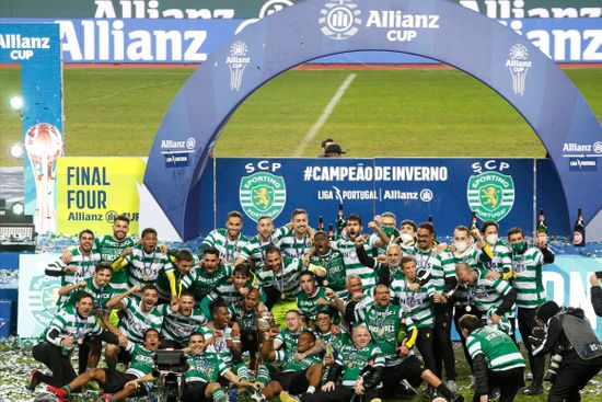 Sporting Cp Team Cup During Allianz Editorial Stock Photo - Stock Image ...