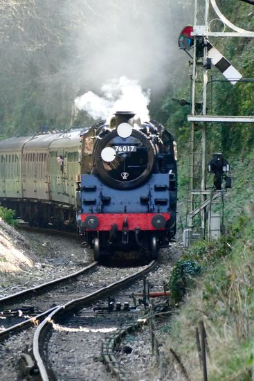 Br Standard Class 4 No 76017 Editorial Stock Photo - Stock Image ...