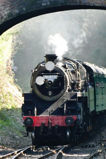 Br Standard Class 4 No 76017 Editorial Stock Photo - Stock Image ...