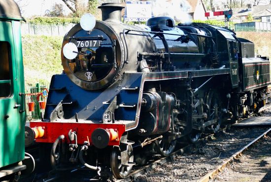 Br Standard Class 4 No 76017 Editorial Stock Photo - Stock Image ...