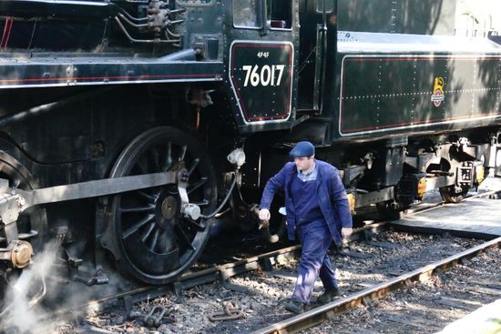 Br Standard Class 4 No 76017 Editorial Stock Photo - Stock Image ...