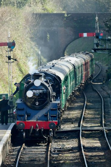 Br Standard Class 4 No 76017 Editorial Stock Photo - Stock Image ...