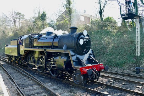 Br Standard Class 4 No 76017 Editorial Stock Photo - Stock Image ...