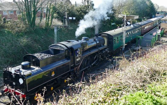 Br Standard Class 4 No 76017 Editorial Stock Photo - Stock Image ...