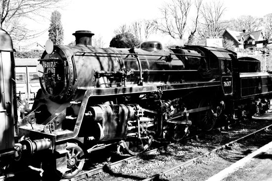 Br Standard Class 4 No 76017 Editorial Stock Photo - Stock Image ...