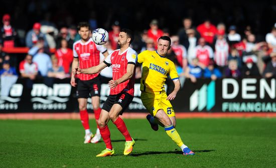Anthony Hartigan Afc Wimbledon Applies Pressure Editorial Stock Photo ...