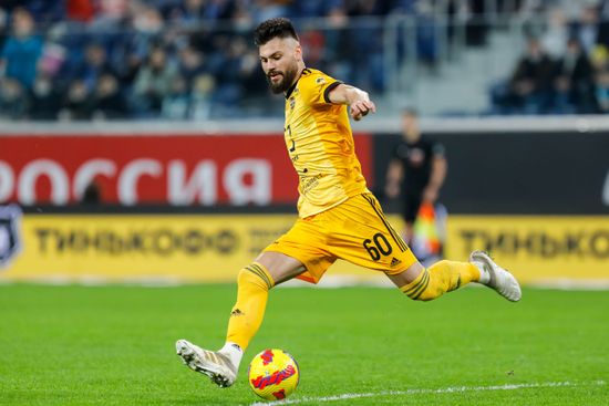 Maxim Belyaev Arsenal Tula Action During Editorial Stock Photo - Stock ...