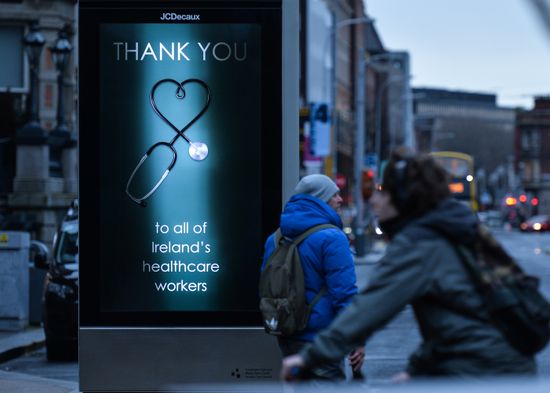 Street Billboard Thank You All Irelands Editorial Stock Photo - Stock ...