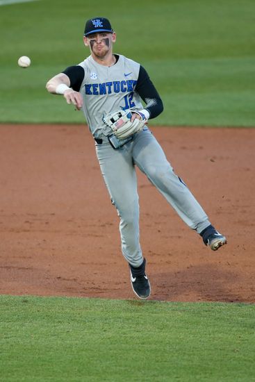 Chase Estep 12 Kentucky Third Baseman Editorial Stock Photo - Stock ...