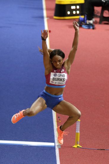 Quanesha Burks Usa Competes Womens Long Editorial Stock Photo - Stock ...