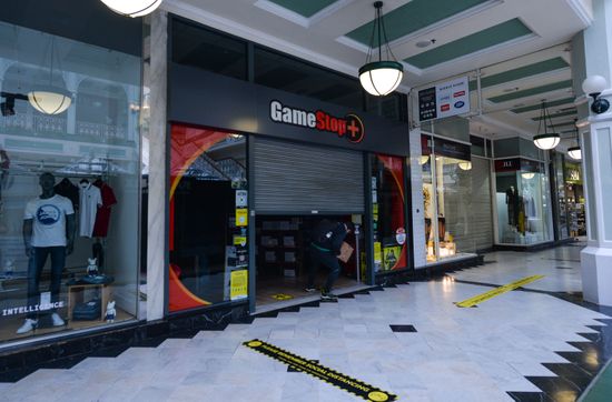 Gamestop Shop Seen Stephens Green Shopping Editorial Stock Photo ...