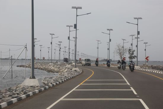 Road Leading Sangupiddy Bridge Jaffna Sri Editorial Stock Photo - Stock ...