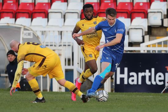 Rhys Oates Hartlepool United Action Sutton Editorial Stock Photo ...