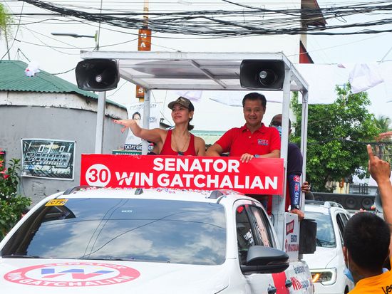 Senator Sherwin Win Gatchalian Together His Editorial Stock Photo ...
