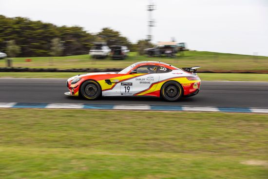 Mark Griffith Mercedes Amg Gt4 Editorial Stock Photo - Stock Image ...