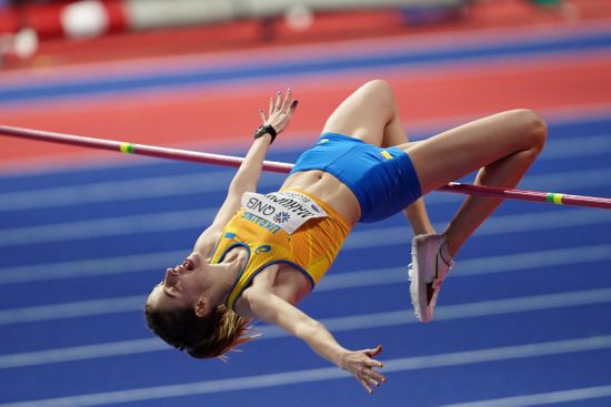 High Jump Womens Final Yaroslava Mahuchikh Editorial Stock Photo ...