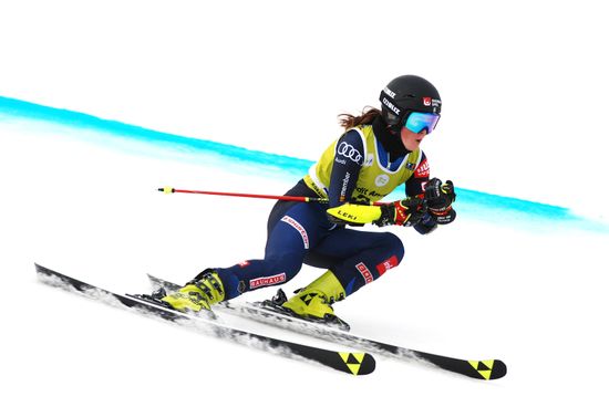 Swedish Alpine Skier Lisa Nyberg Competing Editorial Stock Photo ...